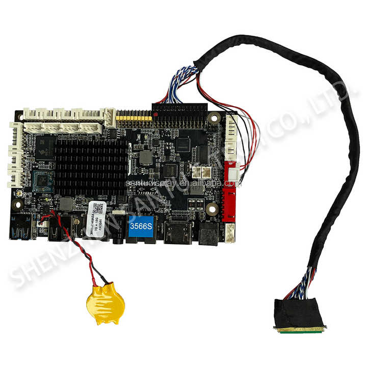 Rockchip RK3566 Development Board LVDS/EDP LCD Controller Android 11.0 Industrial Motherboard ...