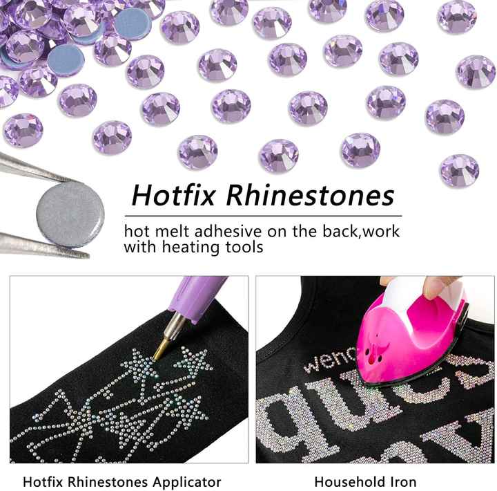 Custom Hot Fix Rhinestone Transfer Designs for T Shirts Coats Pants ...