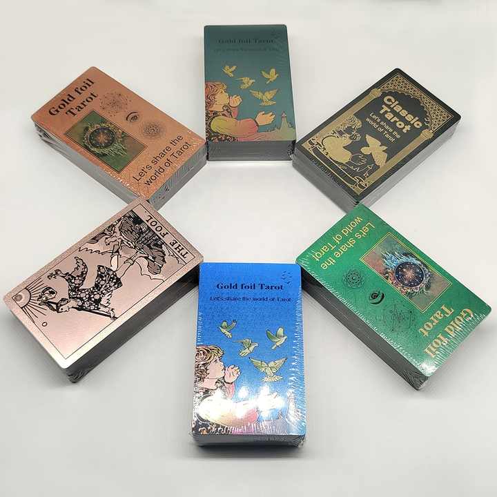 Cost Worthy Luxe Gold Foil Tarot Deck - Perfect for Beginners