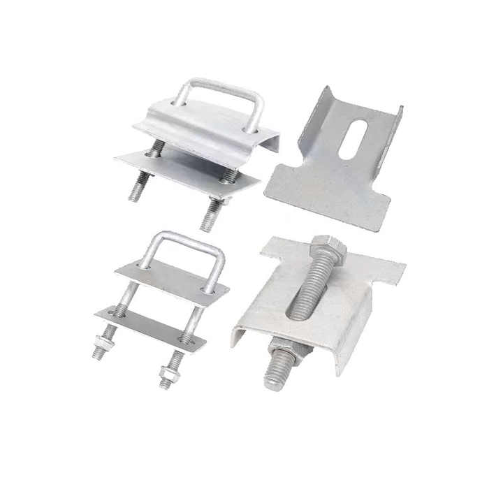 Stainless Steel Pipe Clamp Bending U Bolts With Splint Hex Flange Nut ...