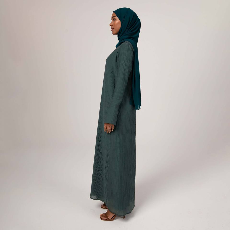 Aschulman 2026 Custom Muslim Women Islamic Hijab Clothes Textured Shift ...