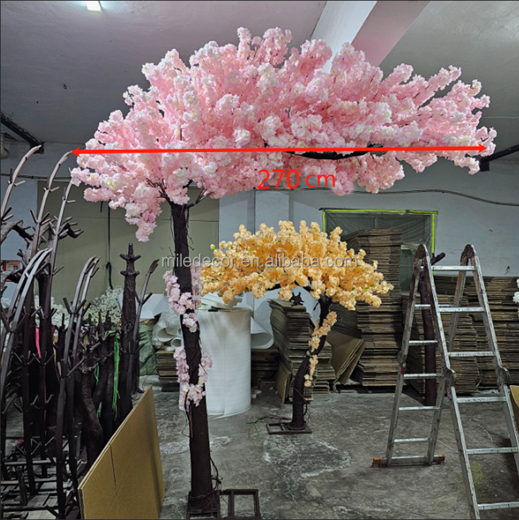Wedding Entrance Aisle Decoration Artificial Tree Cherry Blossom Tree ...