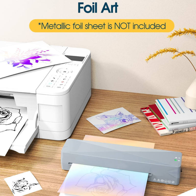 DIY Craft Hot Melt Stamping Aluminum Foil Paper Thermal Laminating A4 ...