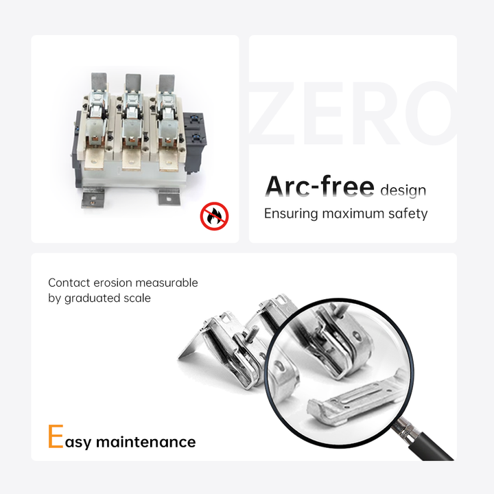 LC1 F Series High Ampere Electric Contactor 630A 1000V AC 110V/380V ...