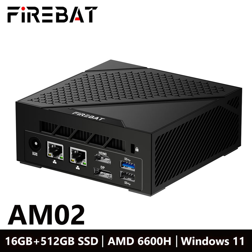 FIREBET ammini PC 16GB + GB SSD نظام Windows 11 نظام 02 EU US Adapter ...