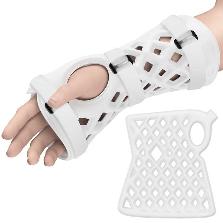 Plastic Adjustable Orthosis Medical Wrist Brace Support for Fixed Arm ...