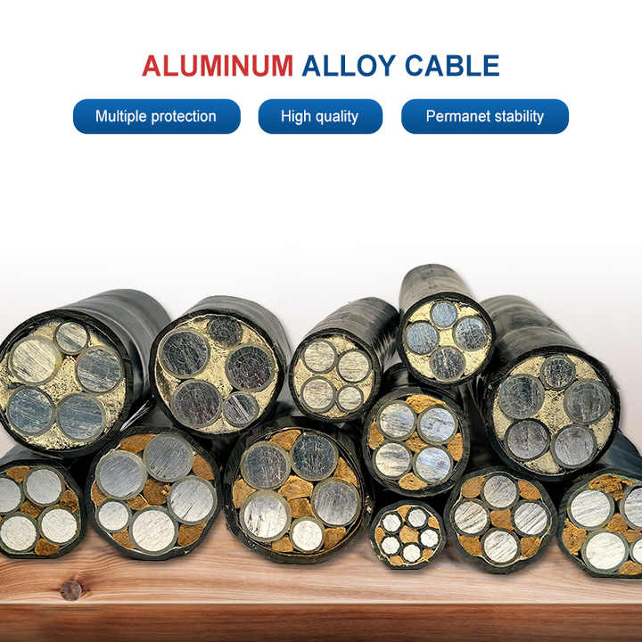 185mm 240mm Steel Tape Wire Armored 3x95+1X50 4 Cores Sta Swa Power Cable Aluminum Alloy Yjlhv22 ...