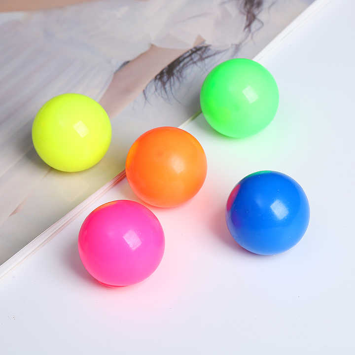 Luminescent Stress Relief Sticky Balls - Fun & Relaxation
