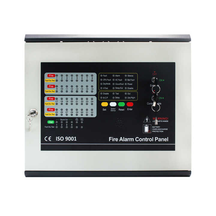 32 Zone Conventional Fire Alarm Control Panel with 7Ah Battery| Alibaba.com