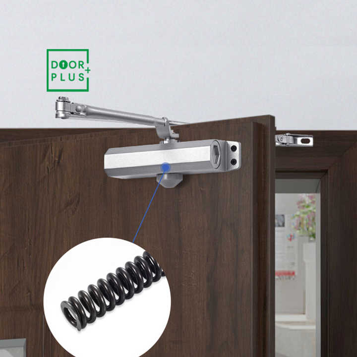 45-65kg Automatic Door Closer - Adjustable Speed & Hold Open