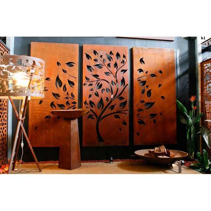 Landscape Laser Cut Wall Panels - Decorative Metal Panels