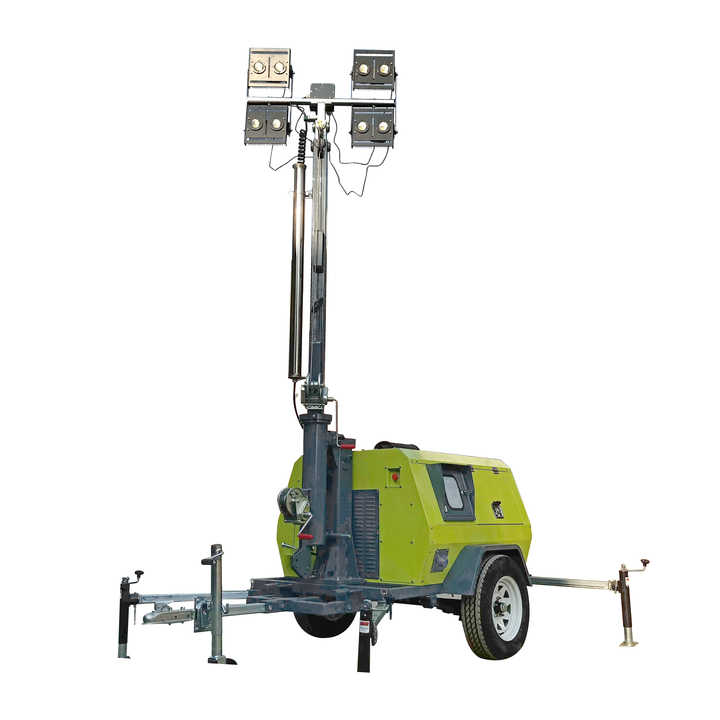 8M Hydraulic Lighting Tower Generator Engine Portable Light Tower ...