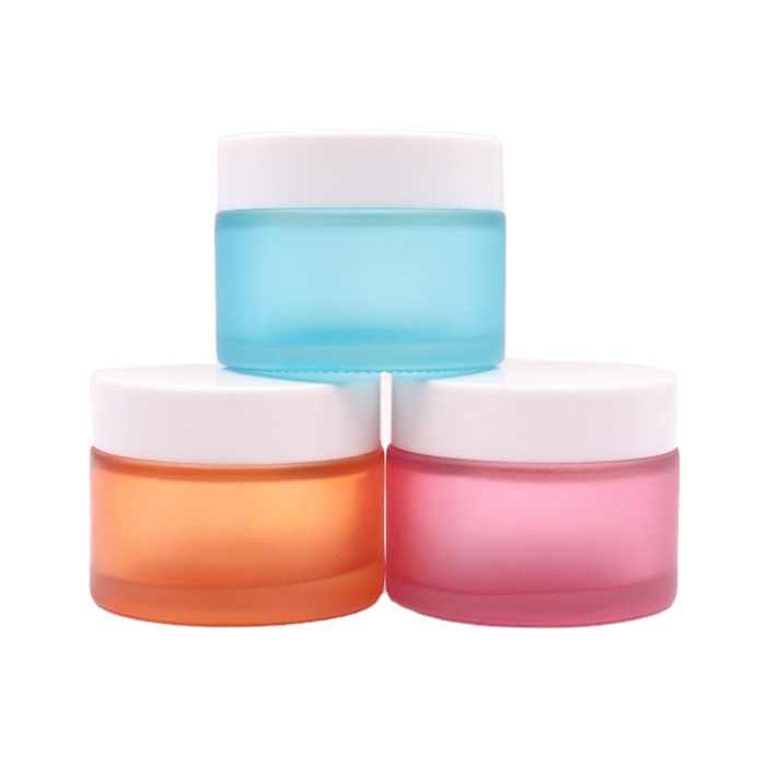Premium 30 50ml 100ml 200ml 4oz Matte Blue Cosmetic Container Hair Mask ...