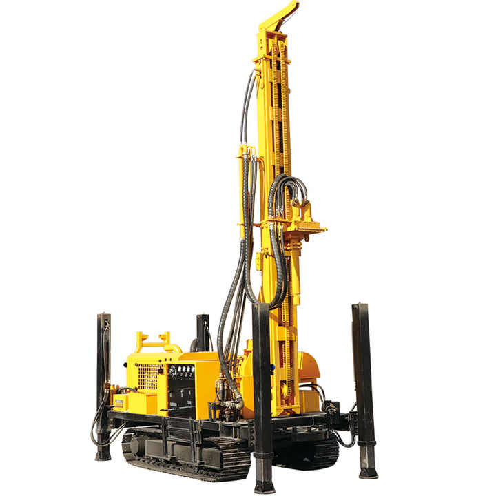 65kw Crawler Shallow Water Well Drilling Rig Machine Homemade 200 Meter ...