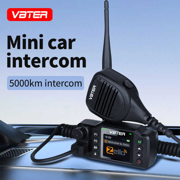 Zello WBT-8900 Plus Android Mini Car Radio 4G FM GPS Transceiver Touch ...