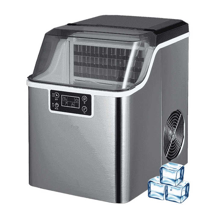 Countertop Ice Maker Machine 20kg Mini Portable Ice Cube Block Making ...