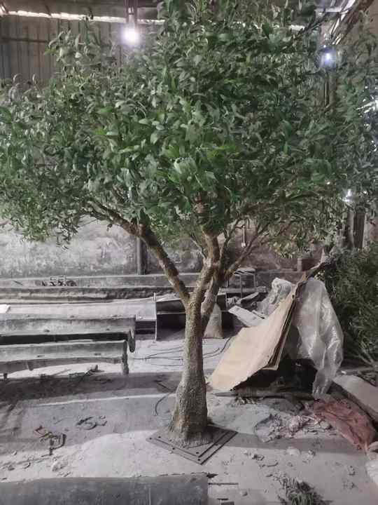 Best Selling Artificial Fiberglass 4m Olive Tree-Durable & Realistic ...