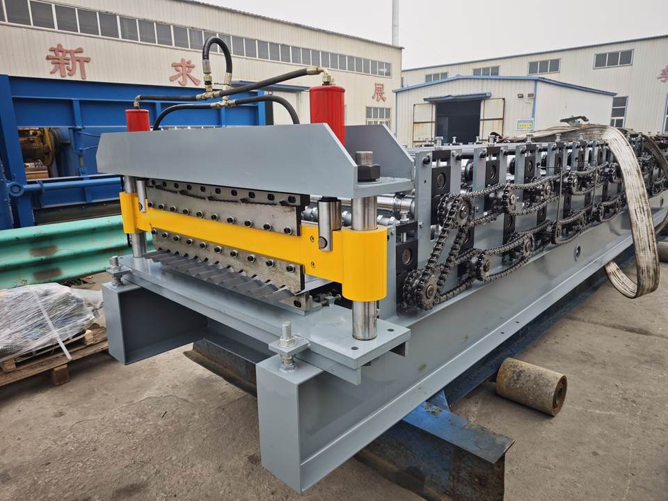 Customized Double Layer Roof Tile Roll Forming Machine Corrugated and ...