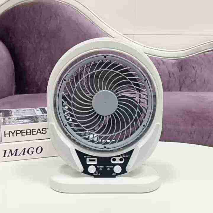 Solar Fan Light Powered Rechargeable Solar Fan With Solar Panel and Led ...