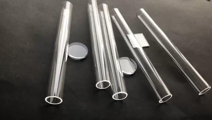 SUCCESS High Purity Quartz Glass Pipe - Clear & Durable