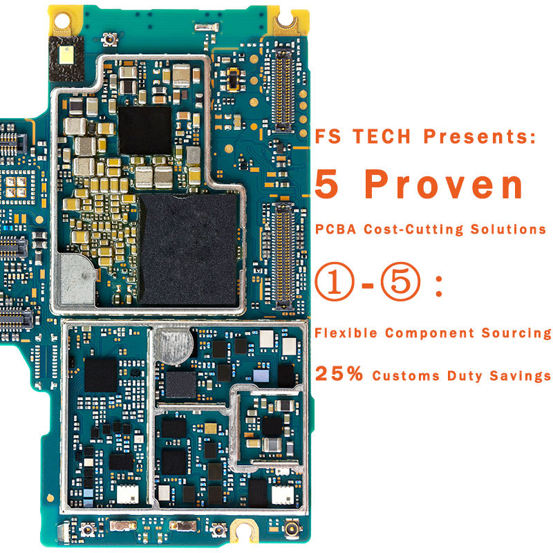 FS Circuit DFM Service Save Cost Without Sacrifice Quality Multilayer Fr4 Half Hole Pcb Circuit ...