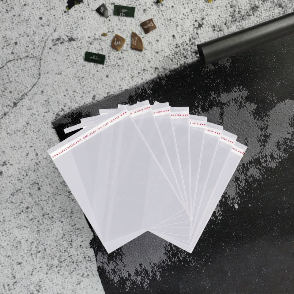 Opp Self-Adhesive Transparent BOPP Glass PE Plastic Shrink Zipper Bag ...
