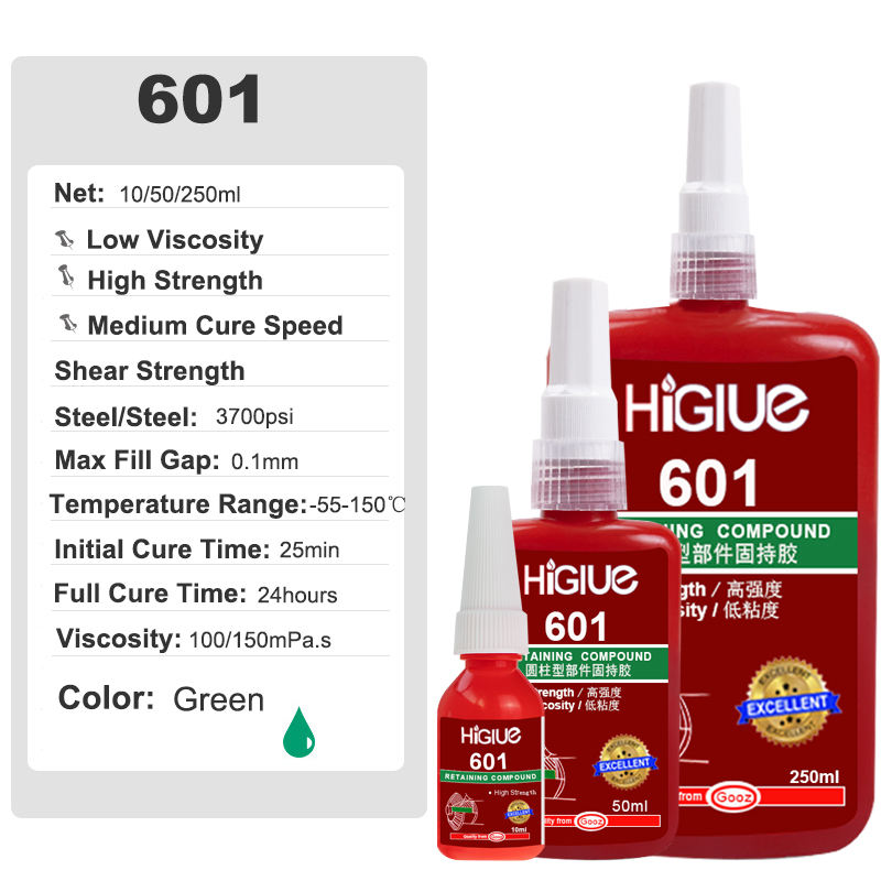 High-strength Low-viscosity Anaerobic Adhesive Green Retaining Compound ...