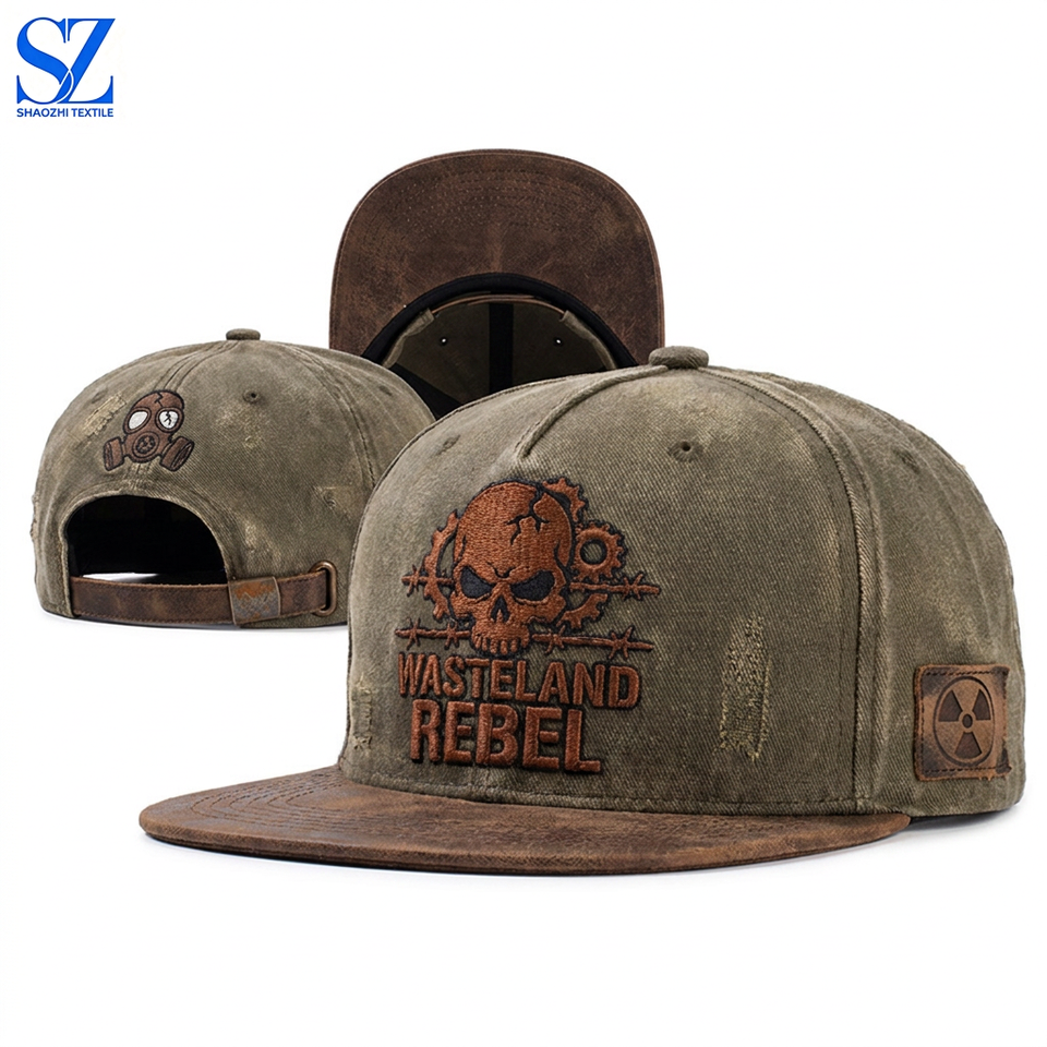 Wholesale American Outdoor Hip Hop Cap, Personalized 5-Panel Flat Bill ...