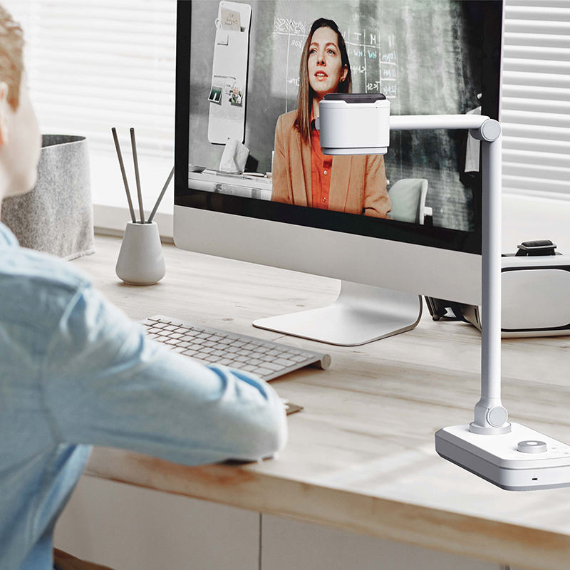 4K Document Camera Visualizer for Teaching with LED Light Auto/Manual ...