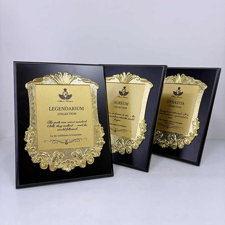 Personalized Black Wooden Certification Plaque Awards with Gold Plate ...