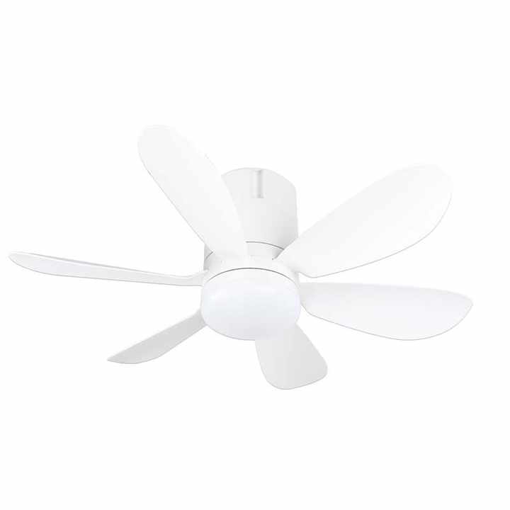 Model 12 Inch Rechargeable Ceiling Fan 3 Speed Low Noise AC/DC Remote ...