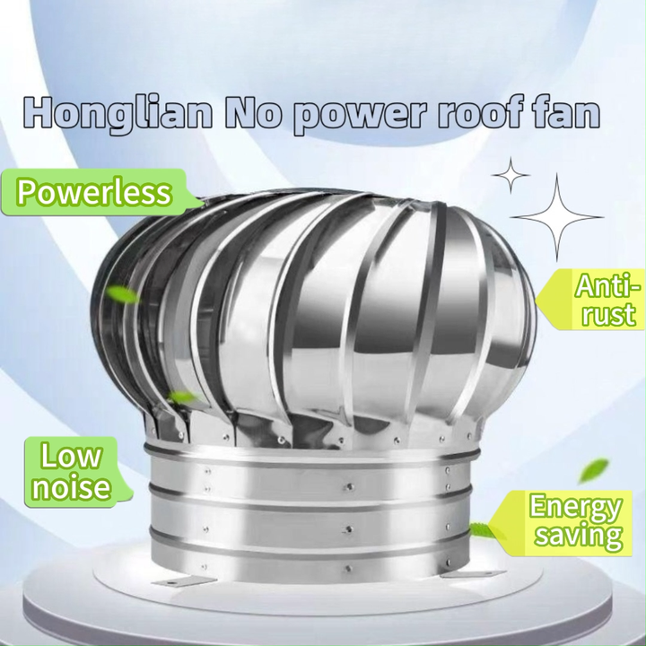 Wind Driven Roof Turbo Ventilator - Industrial Exhaust Fan
