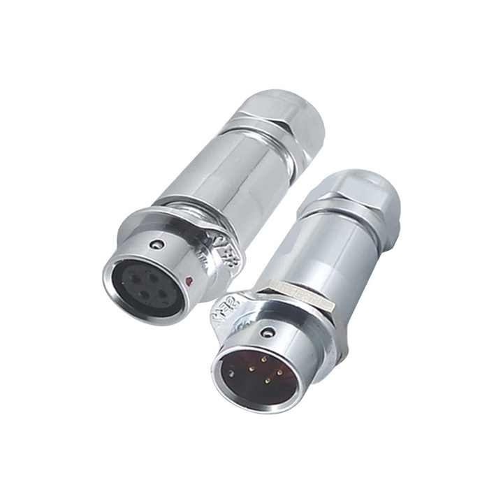 IP67 Series Cable Metal Waterproof Plug Type 2 3 4 5 6 7pin Socket ...