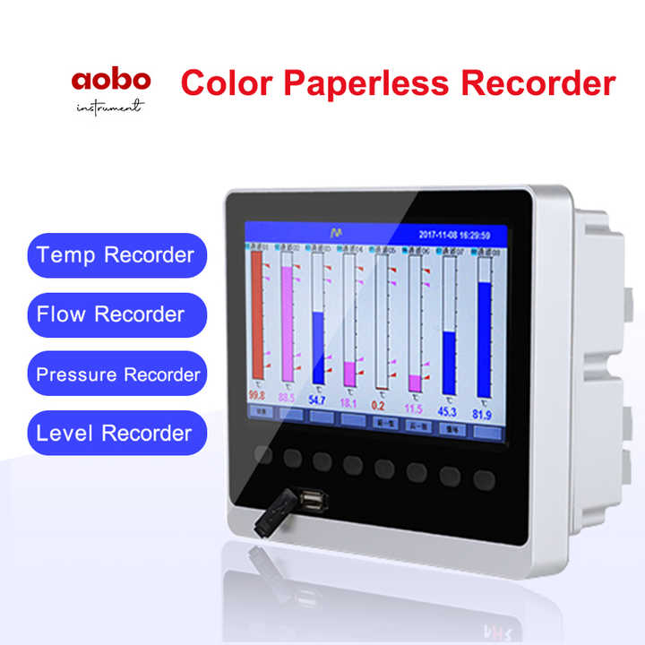AOBO ABDT-8700 Paperless Recorder - Multi-Channel Data Logger