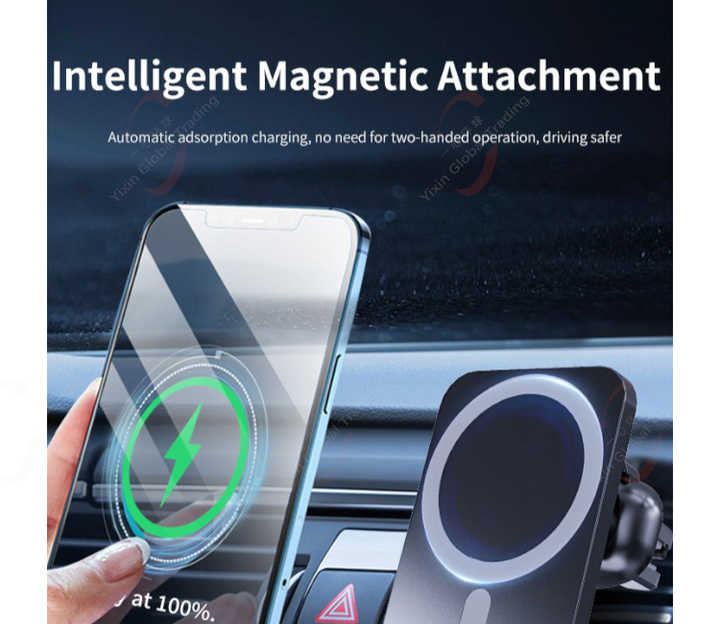 Clamping Wireless Car Charger Mount Spot Supply Mobile Phone Holder ...