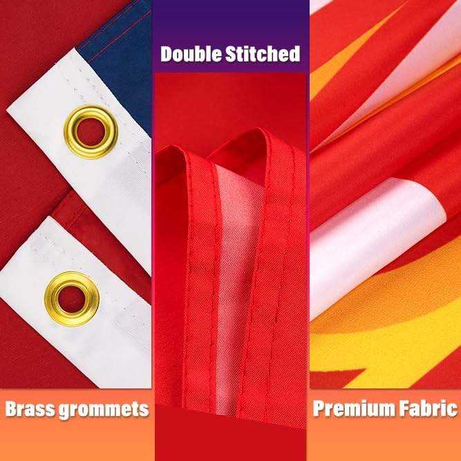 Wholesale 3x5ft Good Quality Single Sided Polyester Pennant Aluminum ...