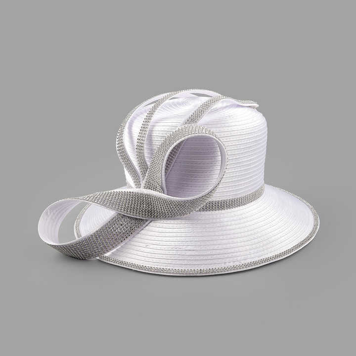 Elegant White Fascinator Hat - Versatile & Charming