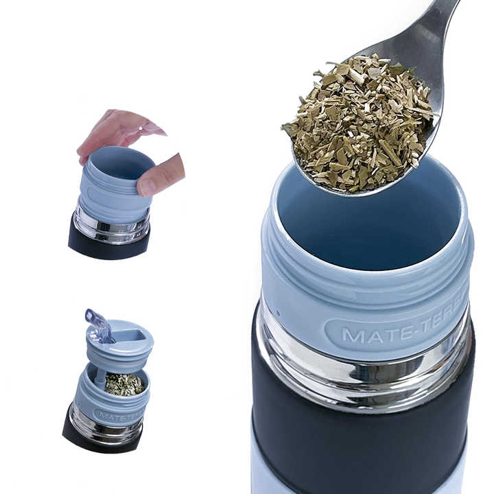 Stainless Steel Yerba Flask - Perfect for Travel & Enjoyment