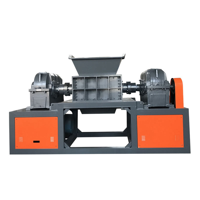 Large-scale Waste Cloth Shredder Scrap Metal Double-shaft Shredder ...