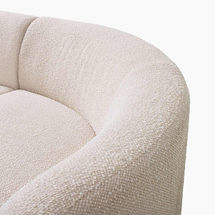 Luxury Boucle Sectional Couch - Perfect for Home & Hotels