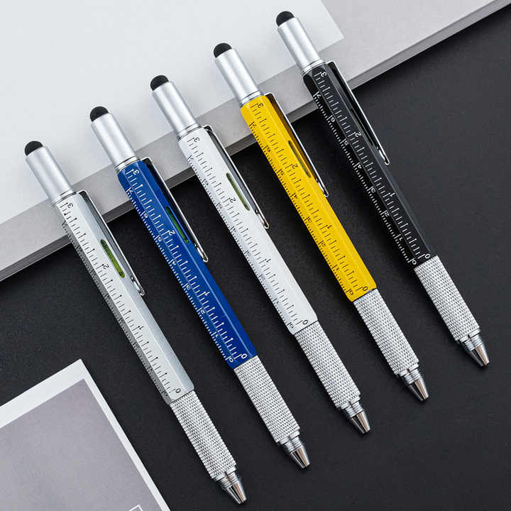 Multifunctional Screwdriver Ballpoint Pen with Level Scale