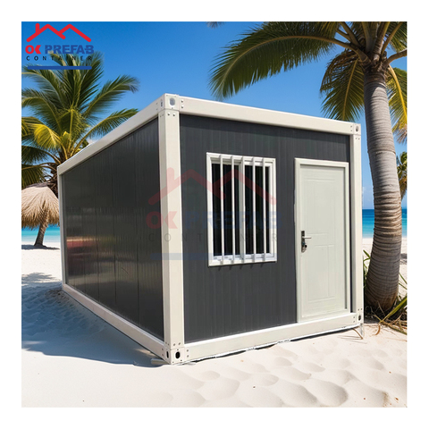 OK Prefab Fast Build 20ft 40ft Modular Camping Box Wall Window Fully ...
