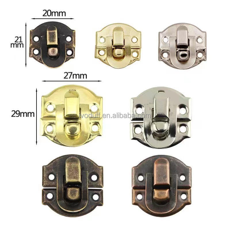 Antique Lock Buckle Iron Triangle Ingot Box Buckle for Hardware Used ...