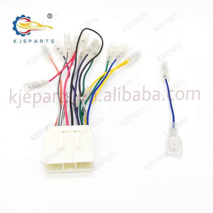 Auto 14Pin Connector Complete Power Wiring Harness with Bullet Terminal ...