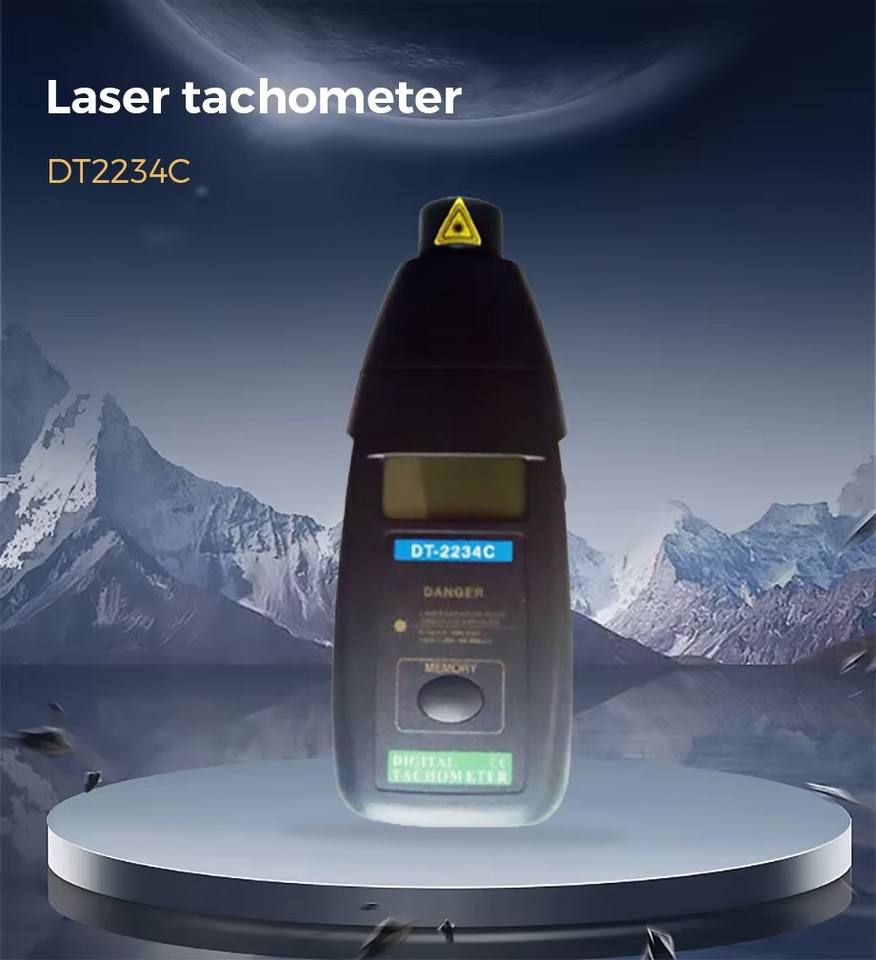 DT2234C Non-Contact Photoelectric Tachometer Motor Laser Speed ...