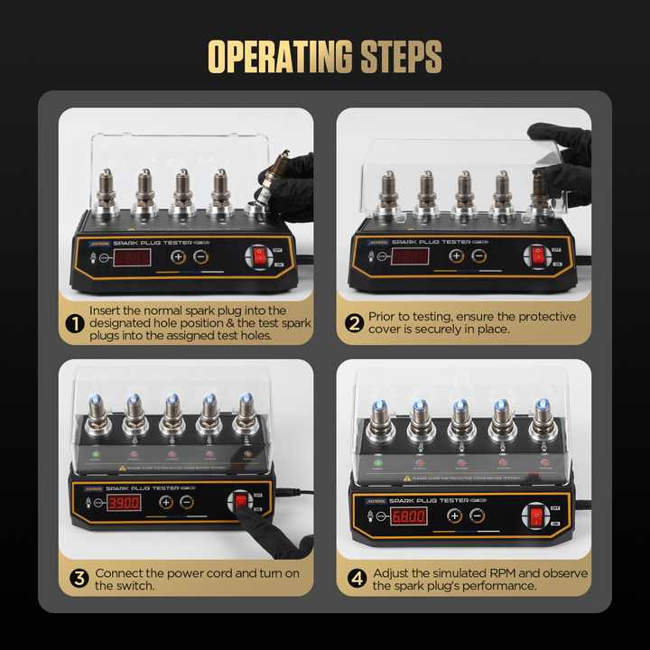 AUTOOL SPT360 Penguji Pengapian Otomotif Alat Diagnostik Busi ...