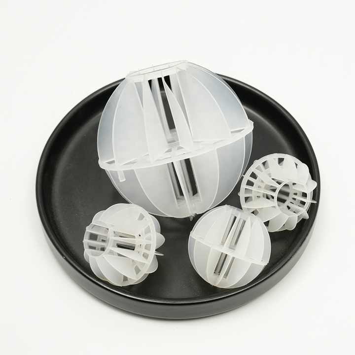 Water Purification Tower Packing Filter Media PP PVDF Polyhedral Hollow ...