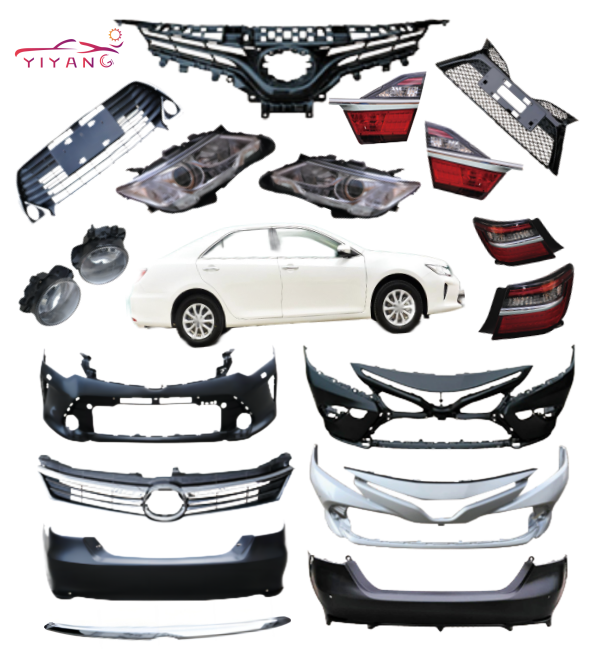 YIYANG Car Front Bumper Lower Grille Fog Light Lower Paint With Holes ...