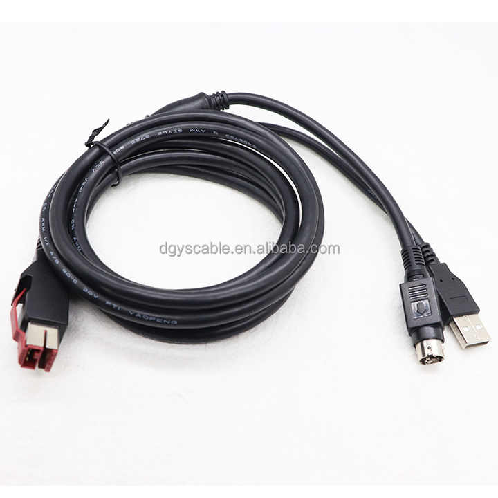 24vpowered USB Cable - Fast Charging for POS Equipment