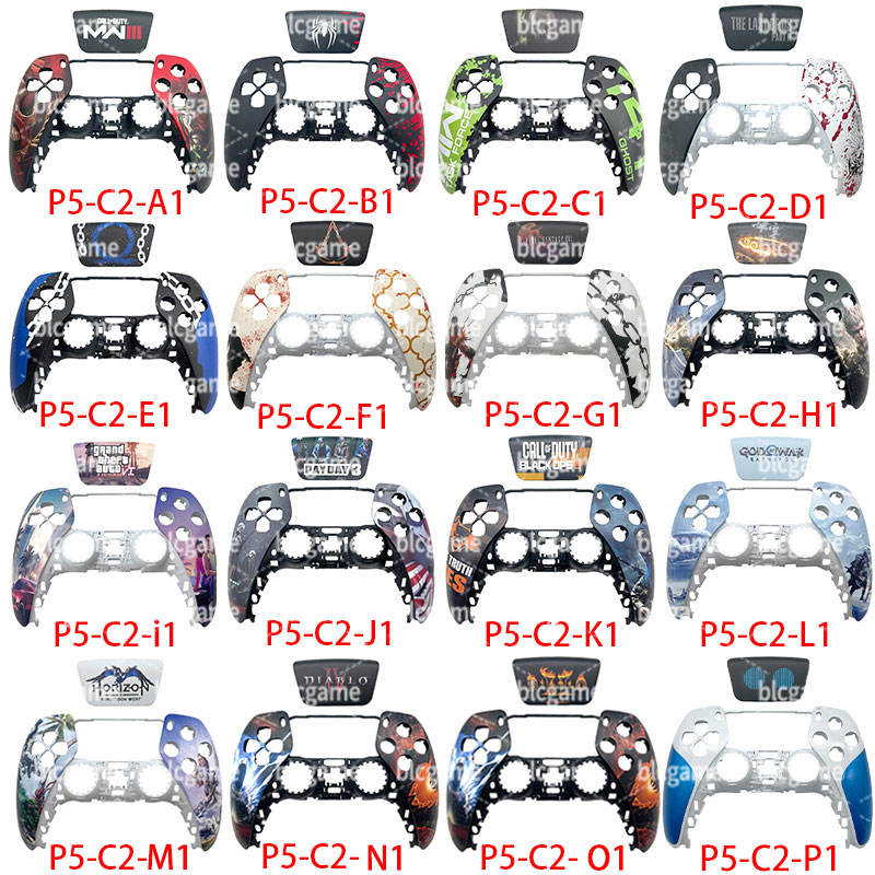 Front Shell for PS5 Case Controller Front Case Cover for PS5 Repair ...